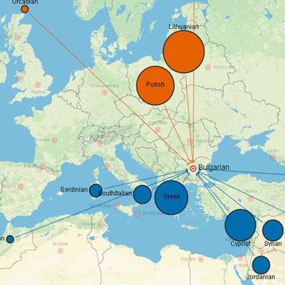Interactive map reveals your genetic history - Think Research Expose ...