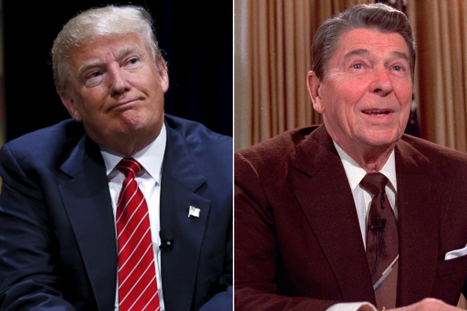 There's a parallel between Trump and Reagan but it ends soon enough ...